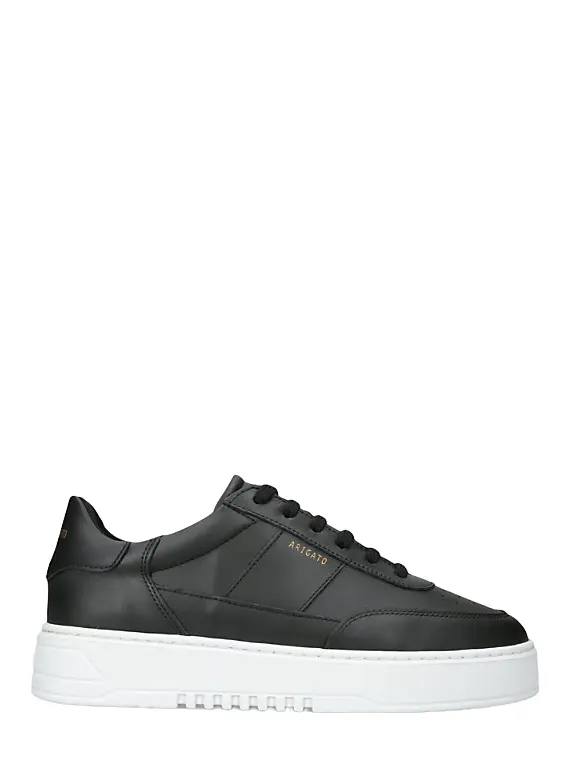 Axel Arigato Orbit Vintage Contrast-panel Leather Trainers - Blk/white