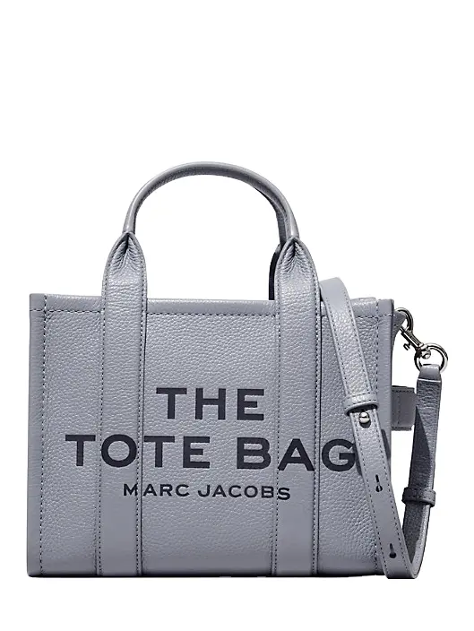 Marc Jacobs Leather Small Tote Bag - Wolf Grey