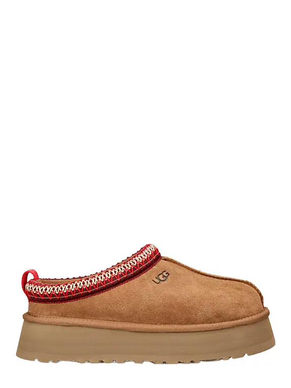 UGG Tazz Suede And Shearling Slippers - Tan