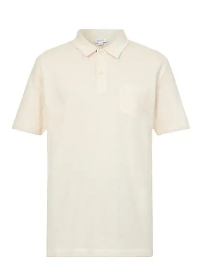 Sunspel Riviera Regular-fit Cotton-jersey Polo Shirt - Undyed