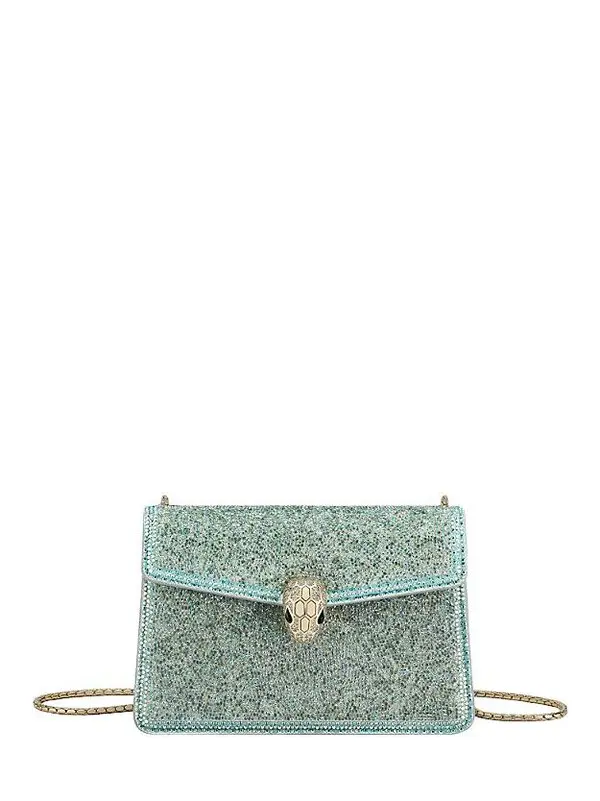BVLGARI Serpenti Forever Mini Cross-body Bag - Light Blue