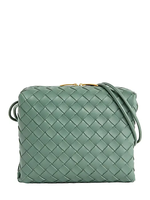 Bottega Veneta Loop Cross-body Bag - Aloe