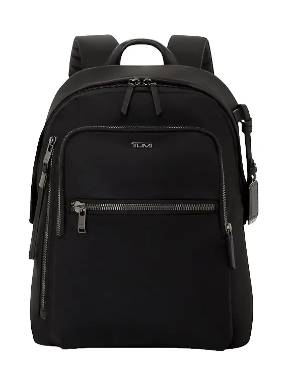 Tumi Halsey Zip-pocket Nylon Backpack - Black/gunmetal
