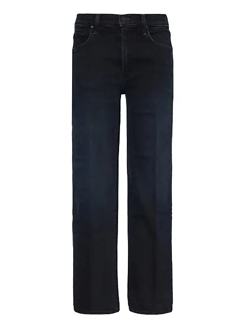 MOTHER Rambler Zip-ankle Straight-leg Mid-rise Stretch-denim Jeans - Night In Venice