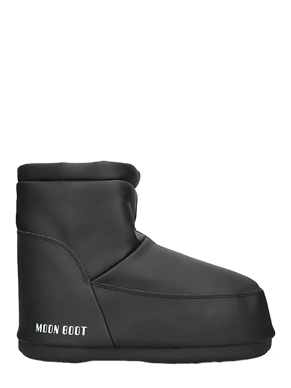 Moon Boot Icon Low Logo-print Shell Boots - Black