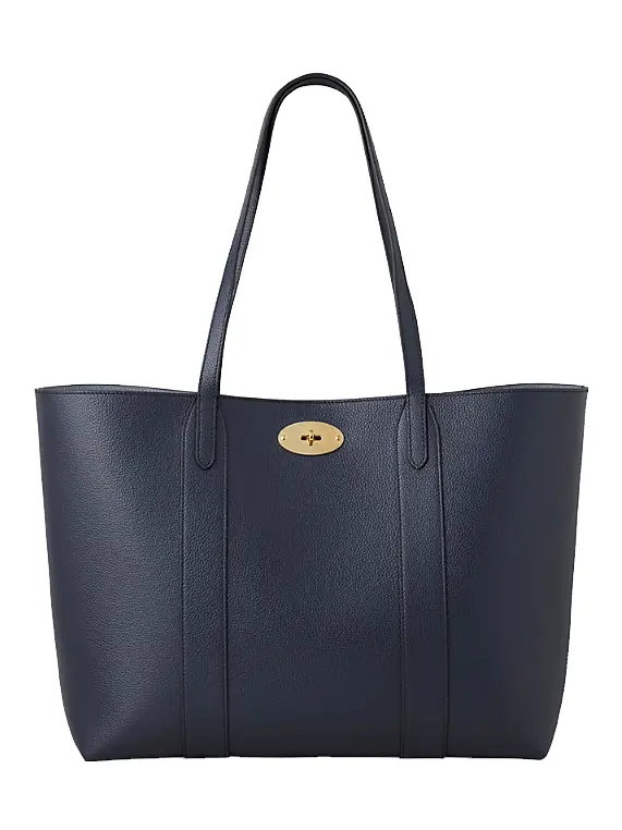 Mulberry Bayswater Leather Tote Bag - Night Sky