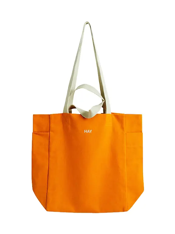 HAY Everyday Logo-print Tote Bag - Mango