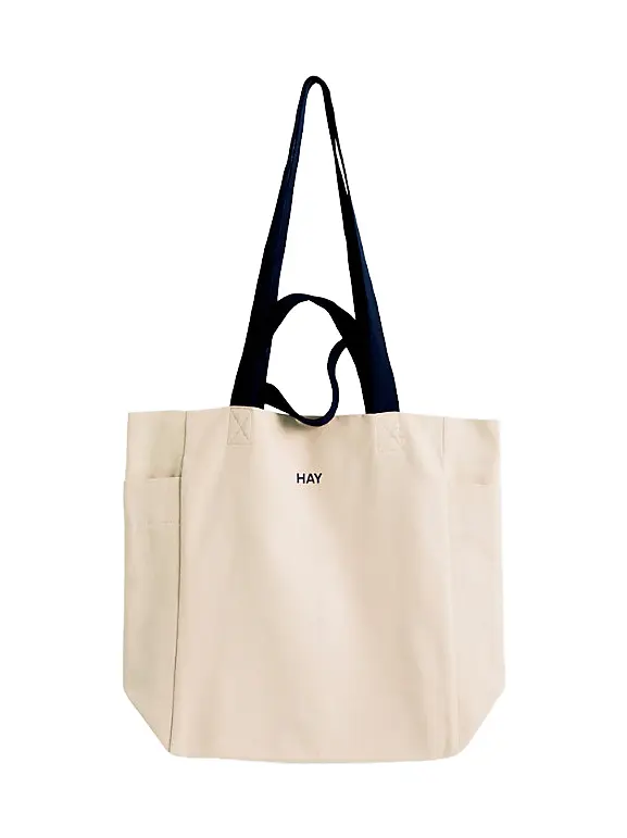 HAY Everyday Logo-print Tote Bag - Natural