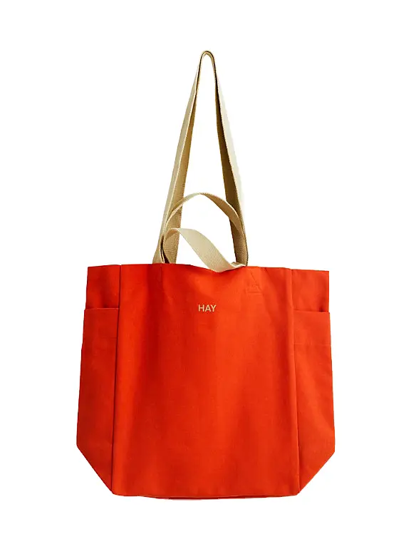 HAY Everyday Logo-print Tote Bag - Red