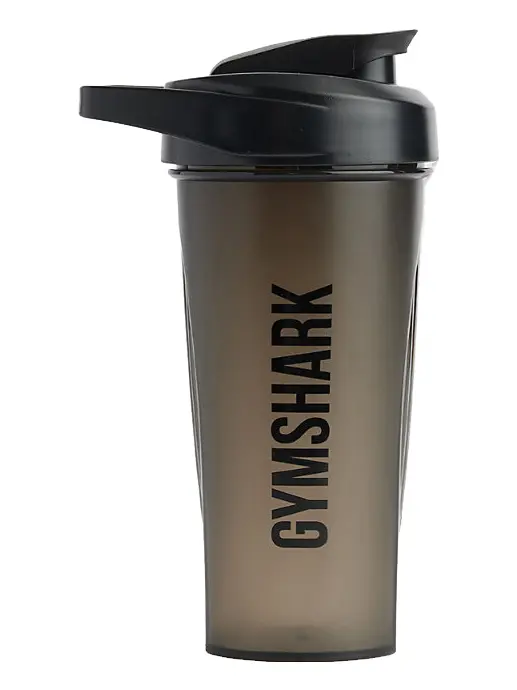 GYMSHARK Branded Plastic Shaker Bottle - Black