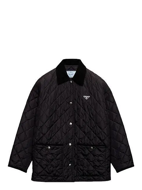 Prada Re-nylon Quilted Recycled-nylon Jacket - Black