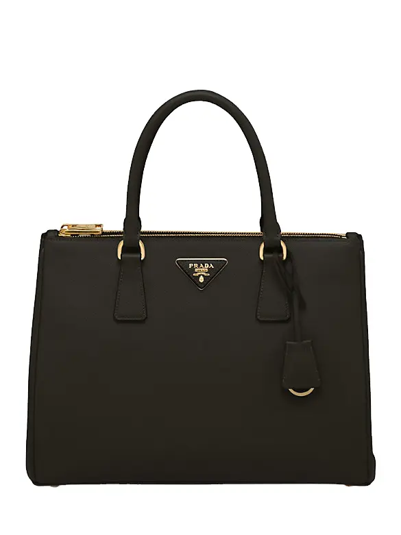 Prada Galleria Large Saffiano-leather Tote Bag - Black