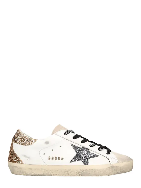 GOLDEN GOOSE Super-star Leather Low-top Trainers - White/comb