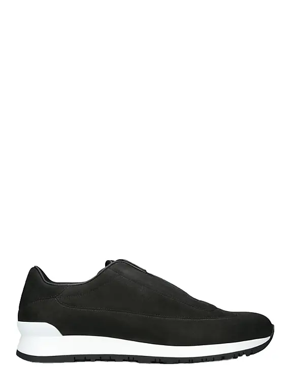 John Lobb Lift Leather Low-top Trainers - Black