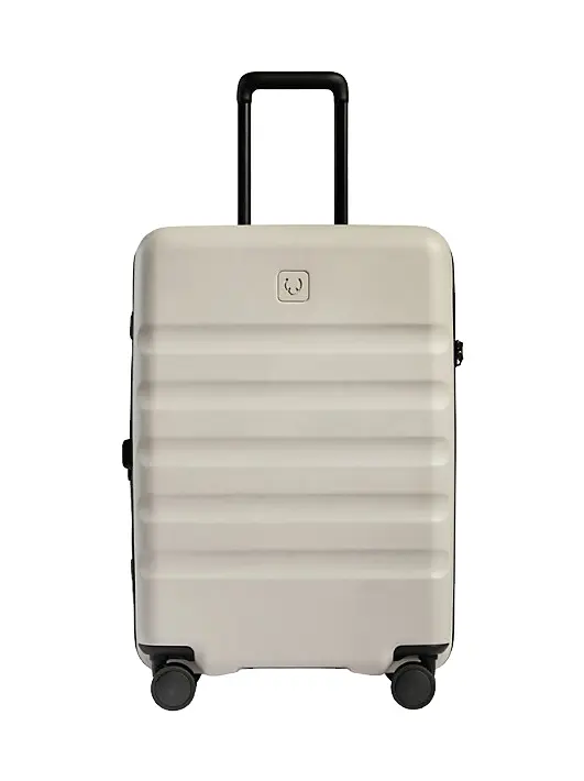 ANTLER Icon Stripe Medium Shell Four-wheeled Suitcase 67cm - Taupe