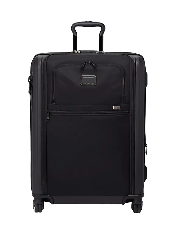 Tumi Alpha 3 Medium Trip Expandable Four-wheel Check-in Suitcase - Black