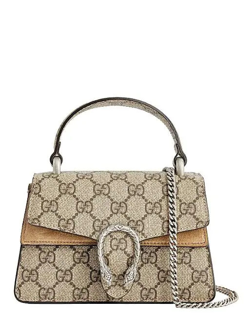 Gucci Dionysus Mini Top-handle Bag - B.ebony/taupe