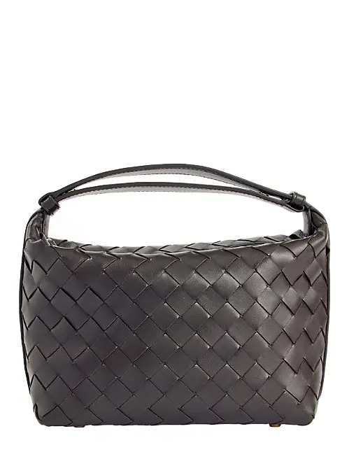 Bottega Veneta Mini Leather Top-handle Bag - Fondant-gold