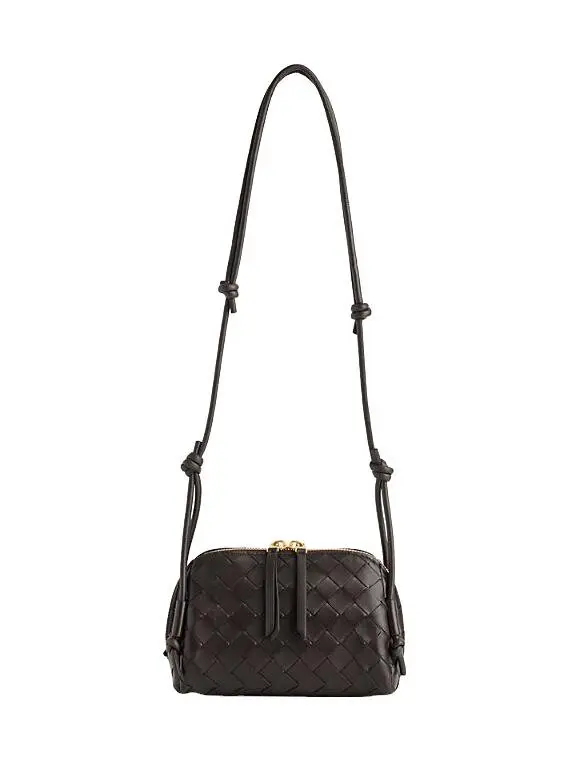 Bottega Veneta Loop Mini Leather Cross-body Bag - Fondant
