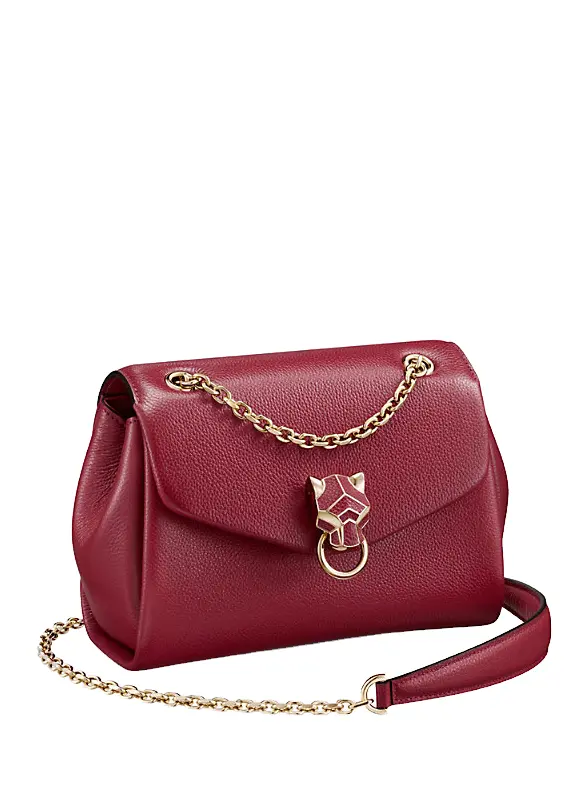CARTIER Panthère De Bag Chain Bag - Red