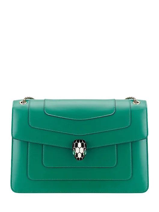 BVLGARI Serpenti Forever Cross-body Bag - Green