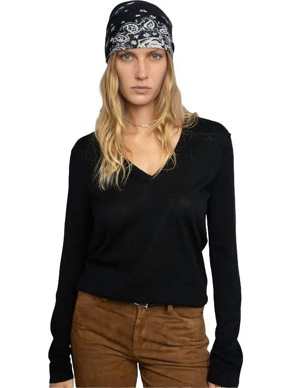 Zadig&Voltaire Rivy Cashmere Sweater - Black