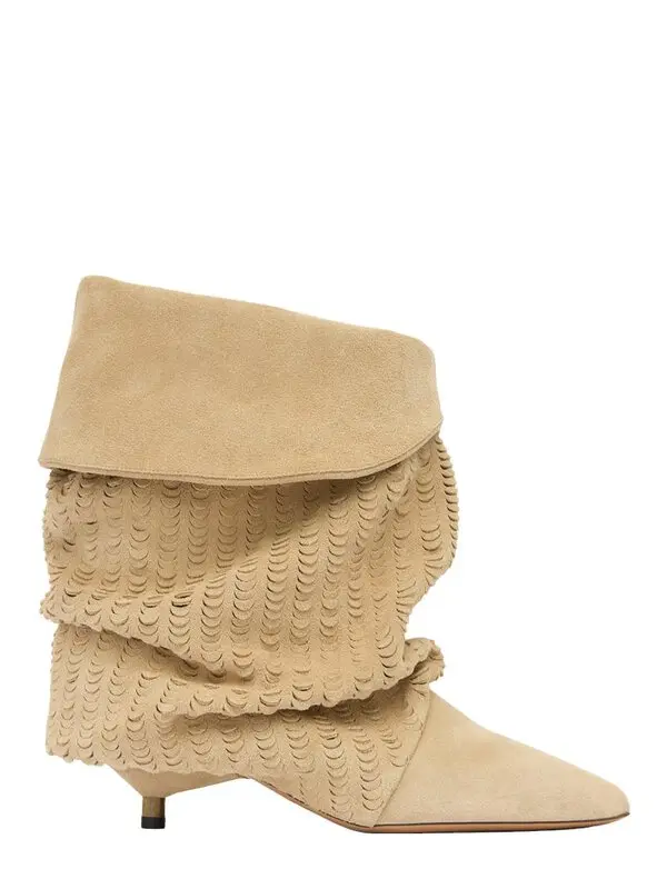Isabel Marant Edrik High-heeled Boots - Deep Beige