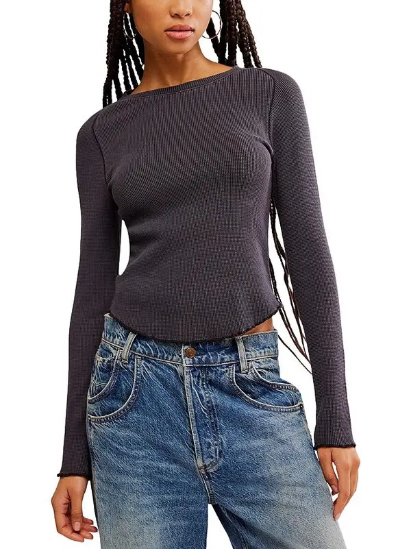 Free People We The Free Easy Does It Tee - Black