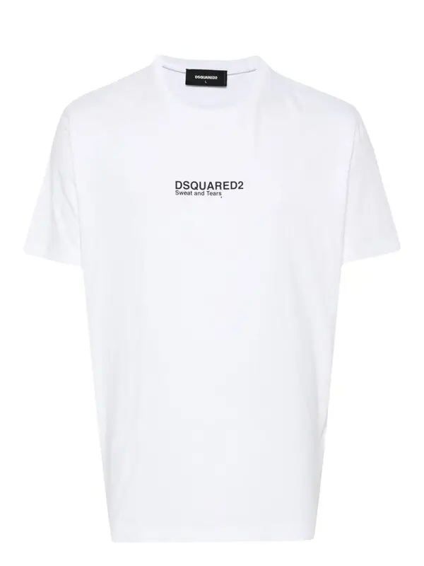 Dsquared2 Logo-print Cotton T-shirt - White