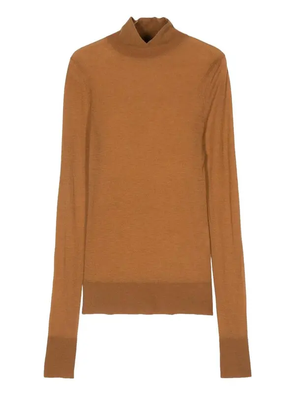 AERON Eriq Cashmere Jumper - Brown