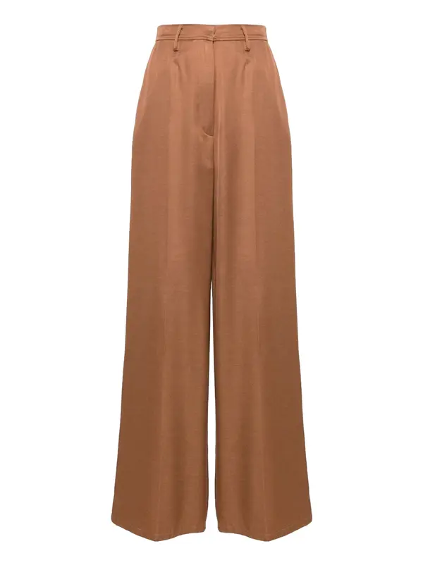 FORTE_FORTE Wide-leg Trousers - Brown
