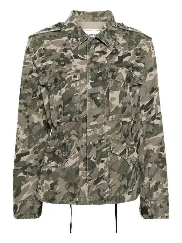 Zadig&Voltaire Krisa Camo Jacket - Green