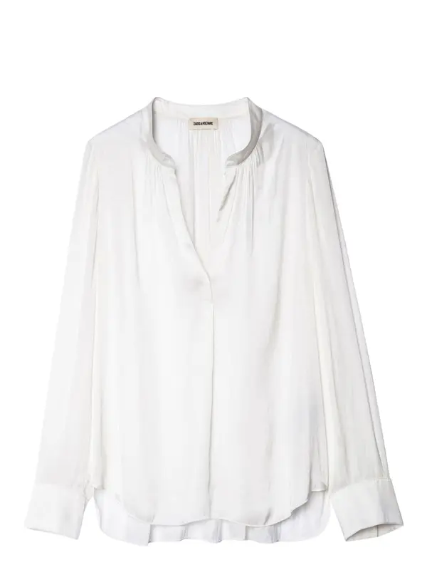 Zadig&Voltaire Gathered-detail Blouse - White
