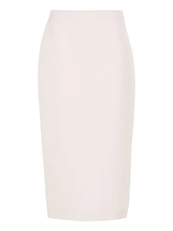 THE ROW Bartellette Pencil Skirt - Neutrals