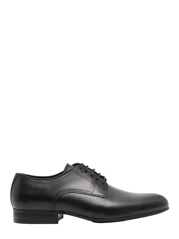 Calvin Klein Leather Derby Shoes - Black