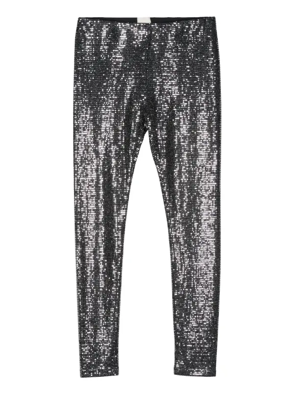 Isabel Marant Joshua Sequin-embellished Leggings - Black