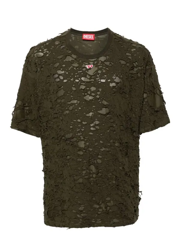 DIESEL® T-boxt-q3 Cotton T-shirt - Green