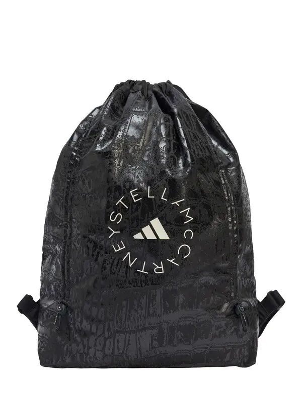 Stella McCartney Logo Gym Sack - Black