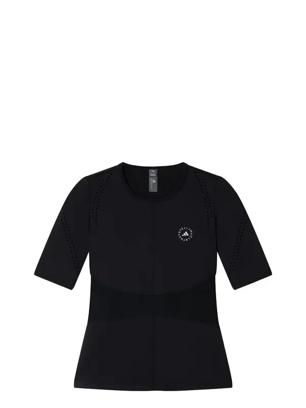 Stella McCartney Truepurpose Training Short Sleeve Top - Black