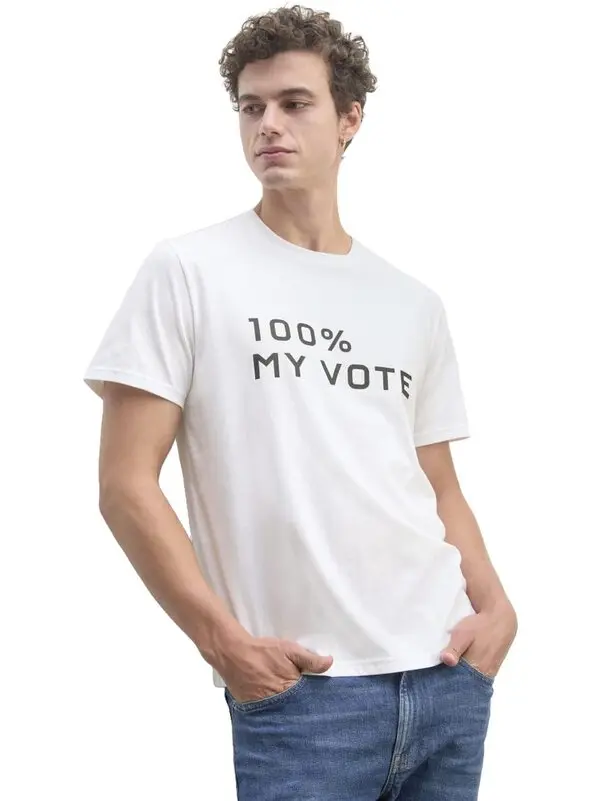 Everlane Voter Crew Essential Cotton T-shirt - White