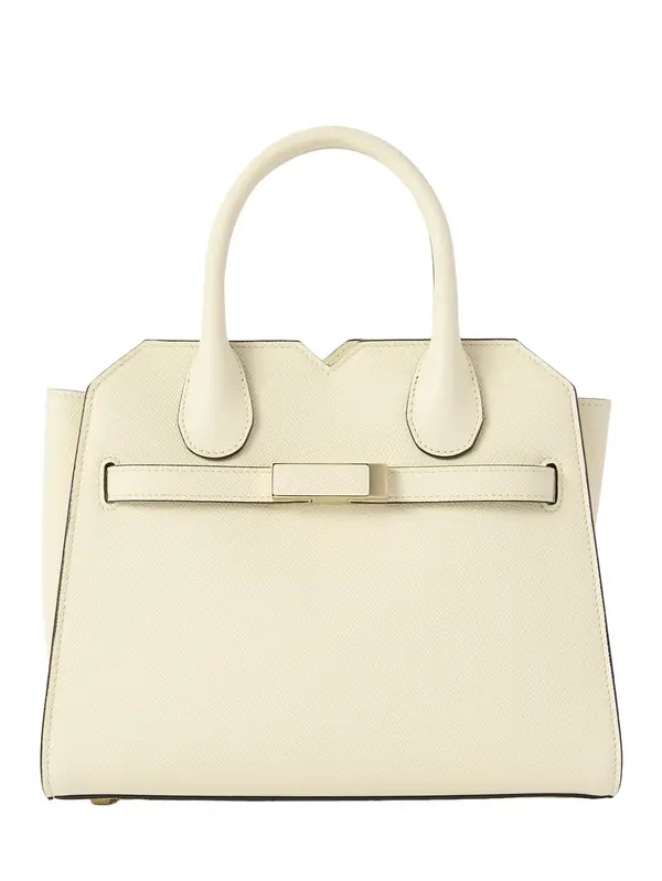 VALEXTRA Milano Mini Tote - Cream