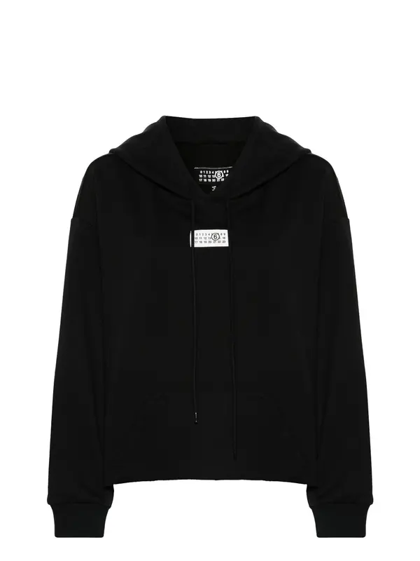 MAISON MARGIELA Numbers Patch Hoodie - Black