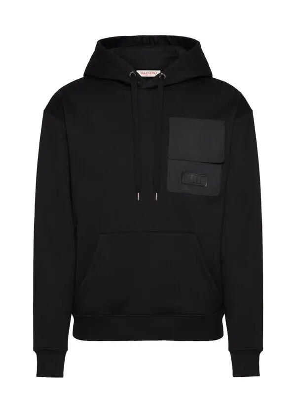 Valentino Garavani Vltn Hoodie - Black