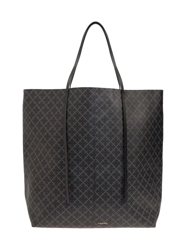 BY MALENE BIRGER Abrille Printed Tote Bag - Black