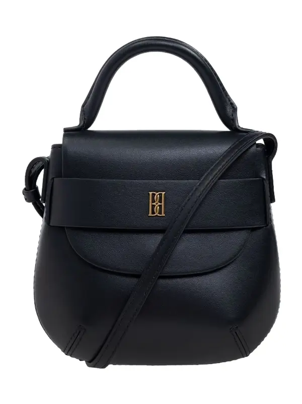 BY MALENE BIRGER Meela Leather Shoulder Bag - Black