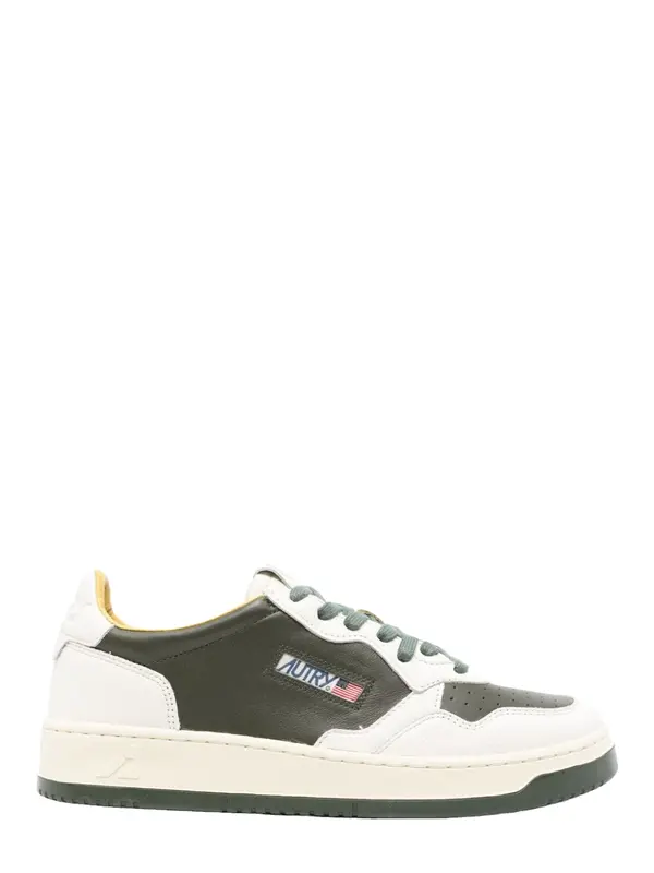 AUTRY Medalist Leather Sneakers - Green