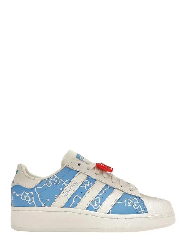Adidas Superstar Xlg Hello Kitty Sneakers - Blue Burst/off White/red