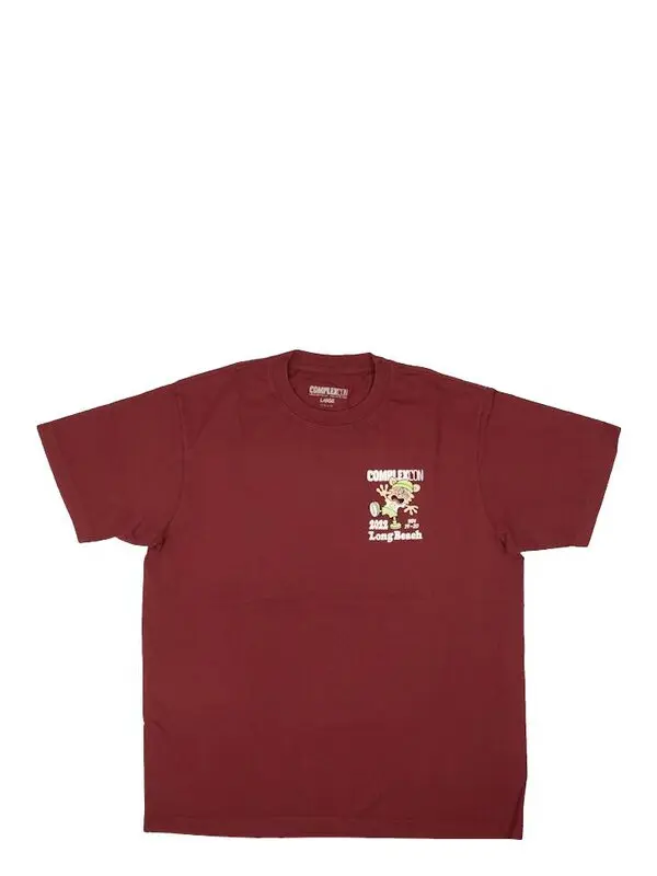 COMPLEXCON X Verdy Short Sleeve Logo T-shirt - Burgundy