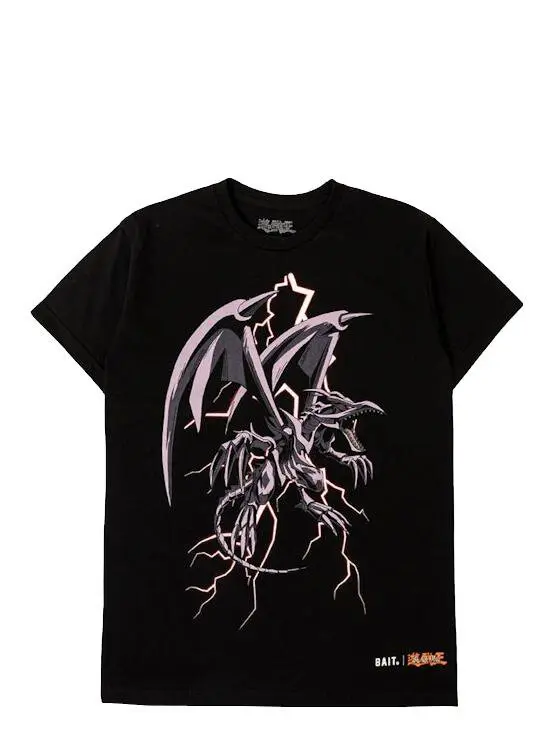 BAIT X Yu Gi Oh Red Eyes Glow In The Dark Tee Shirt - Black