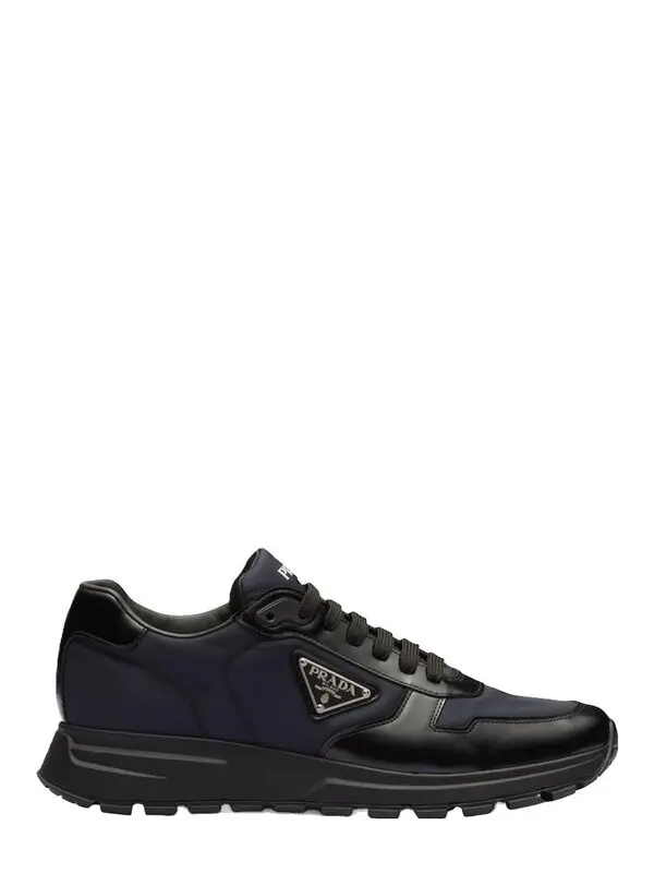 Prada Prax Re-nylon Sneakers - Black/blue